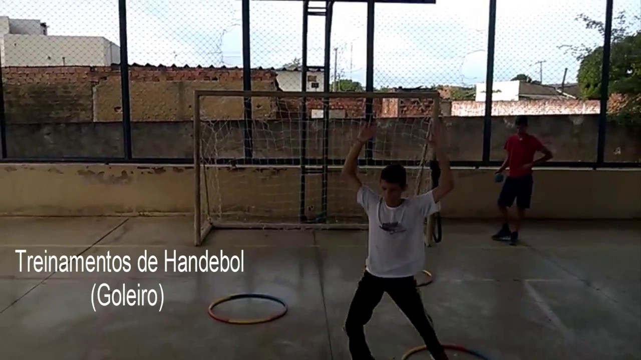 Treinamentos de handebol (Goleiro) - YouTube