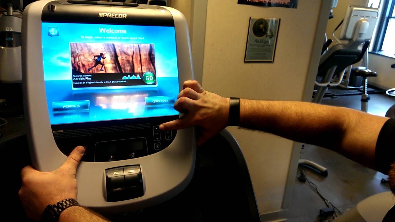 How to program the Precor TVs. - YouTube