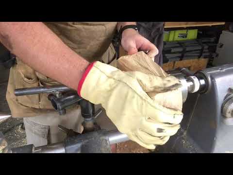 Homemade bowl gouge - YouTube