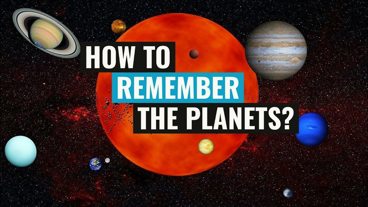 How to remember the planets in order? | Solar System for kids - YouTube