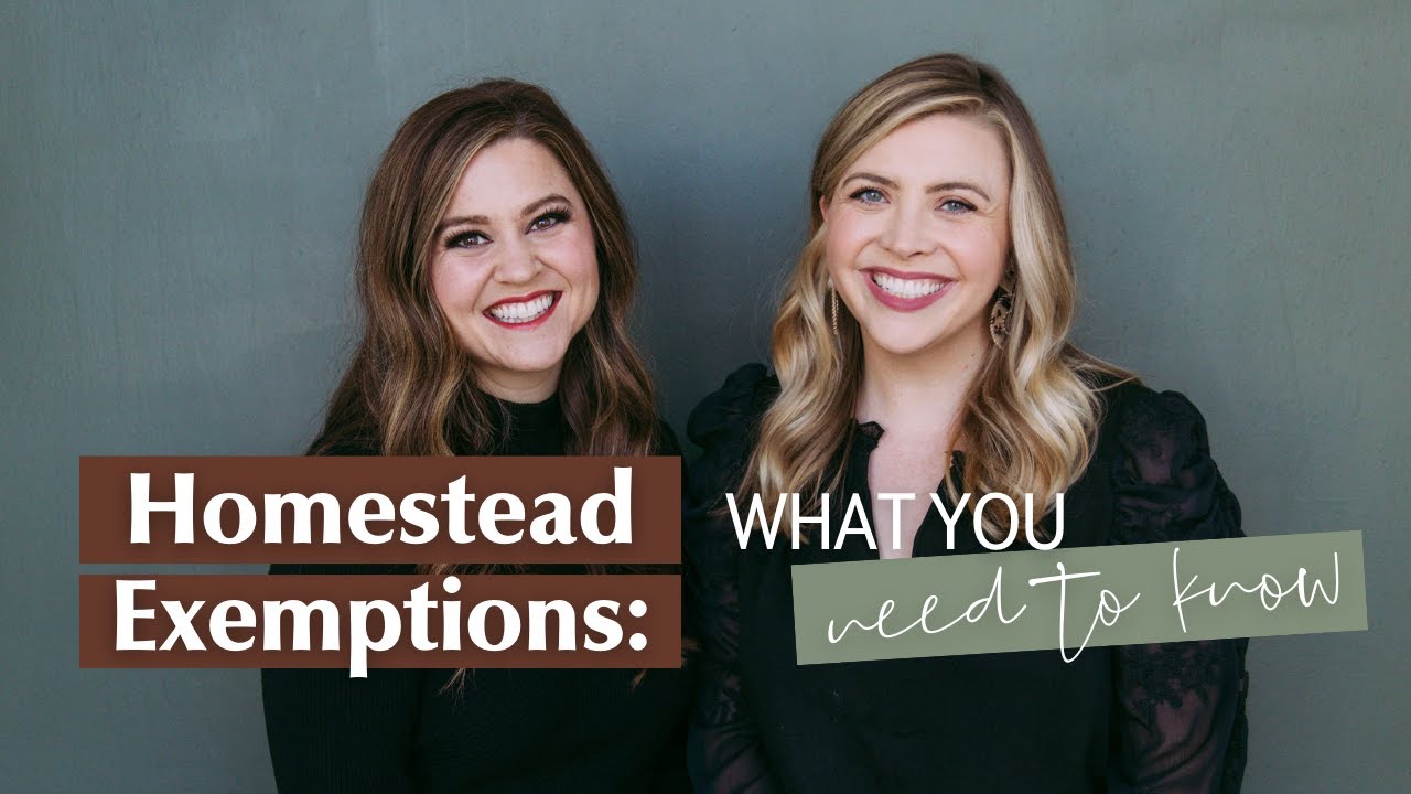 Homestead Exemptions: What You Need to Know - YouTube