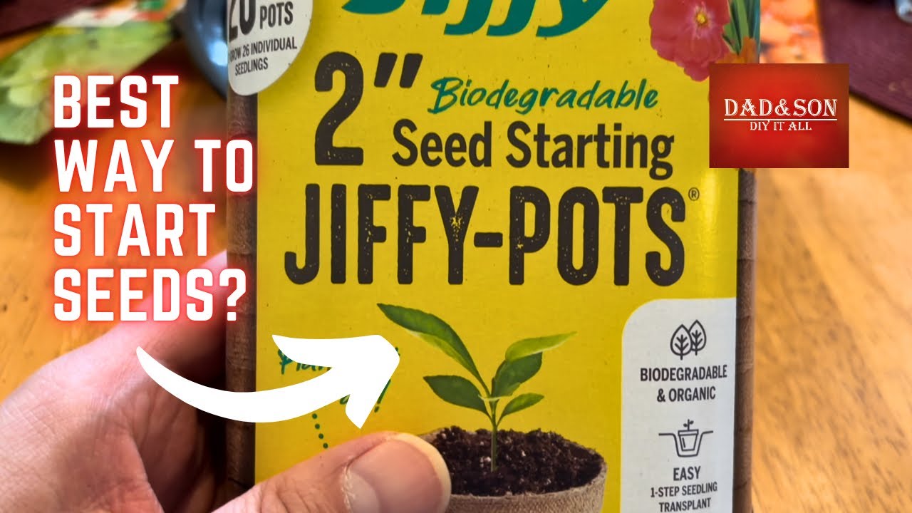 PLANT THE WHOLE POT! Start your seeds in plantable pots!!! - YouTube