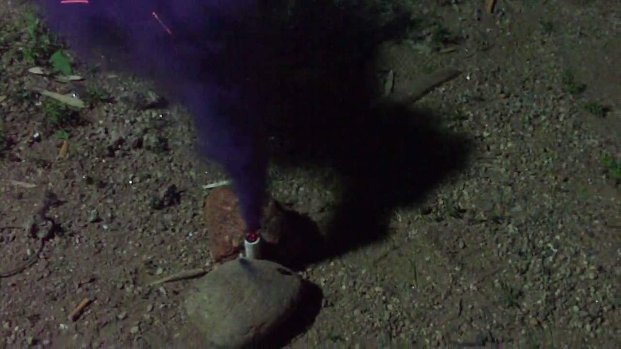Smoke Canister Test - 01 - YouTube