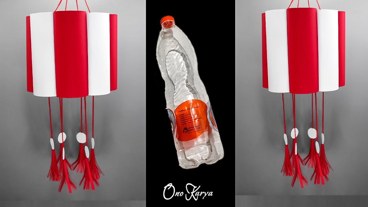 Hiasan kelas 17 agustus LAMPION hari kemerdekaan dari botol plastik ...