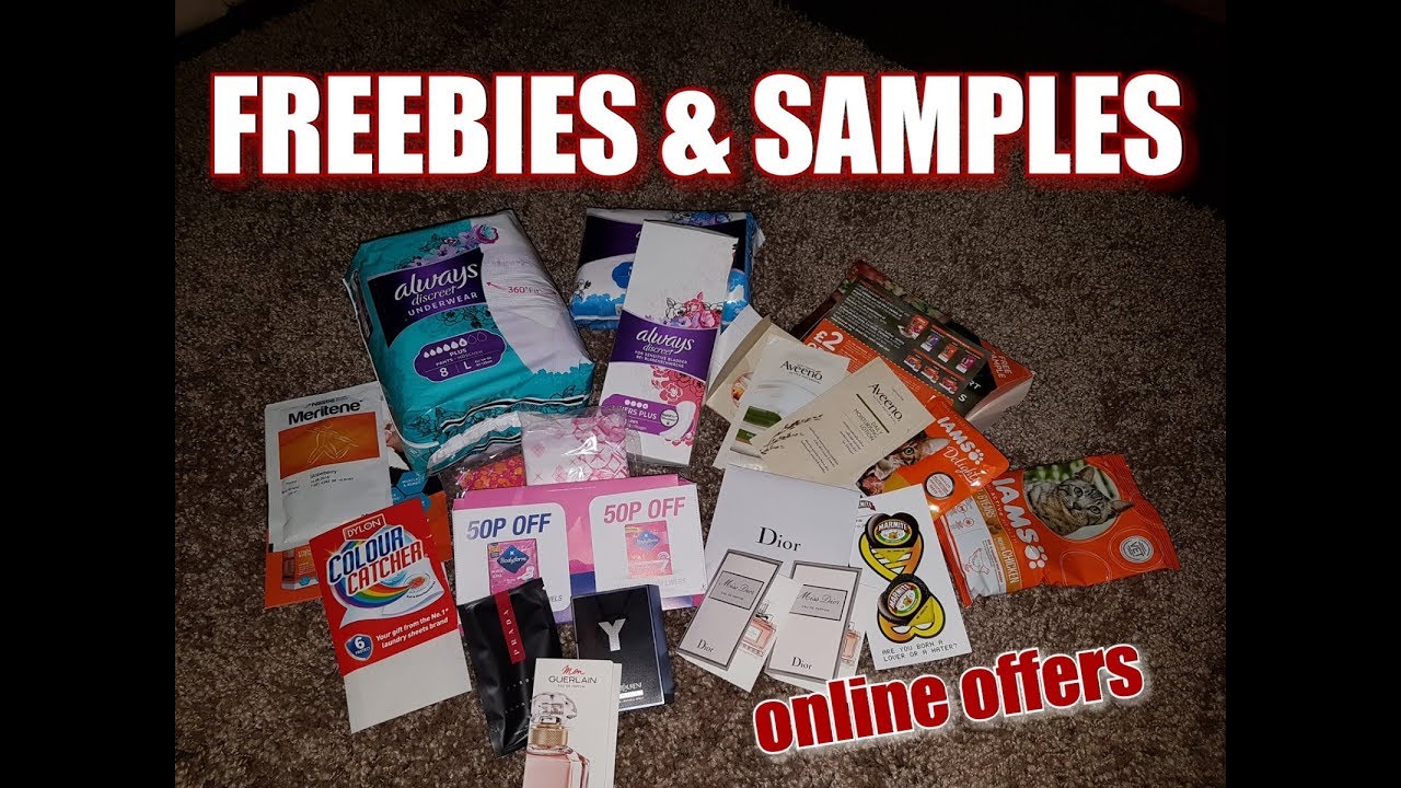 freebies/samples November/December 2017 - YouTube
