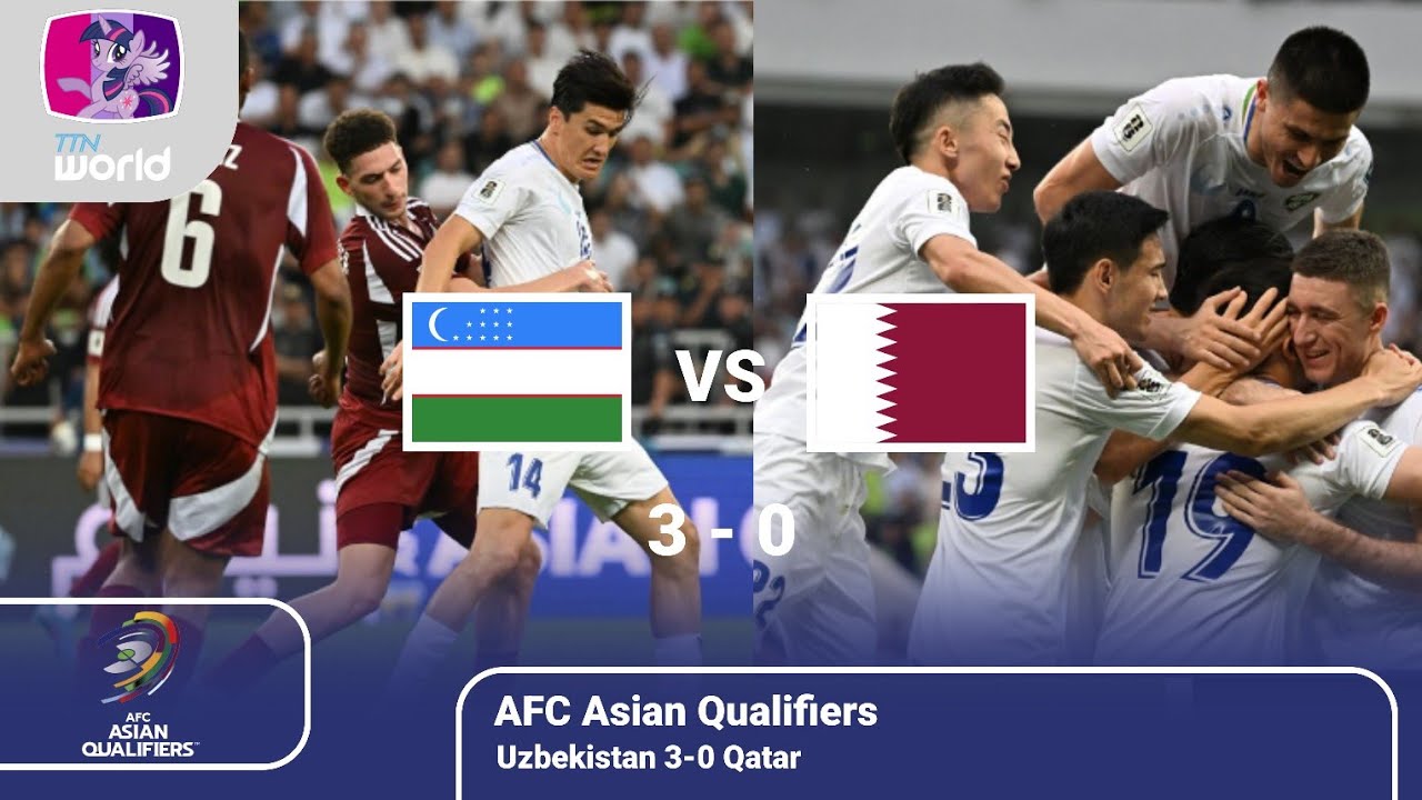 [English Language] #HappeningNow : AFC Asian Qualifiers : Uzbekistan 3 ...