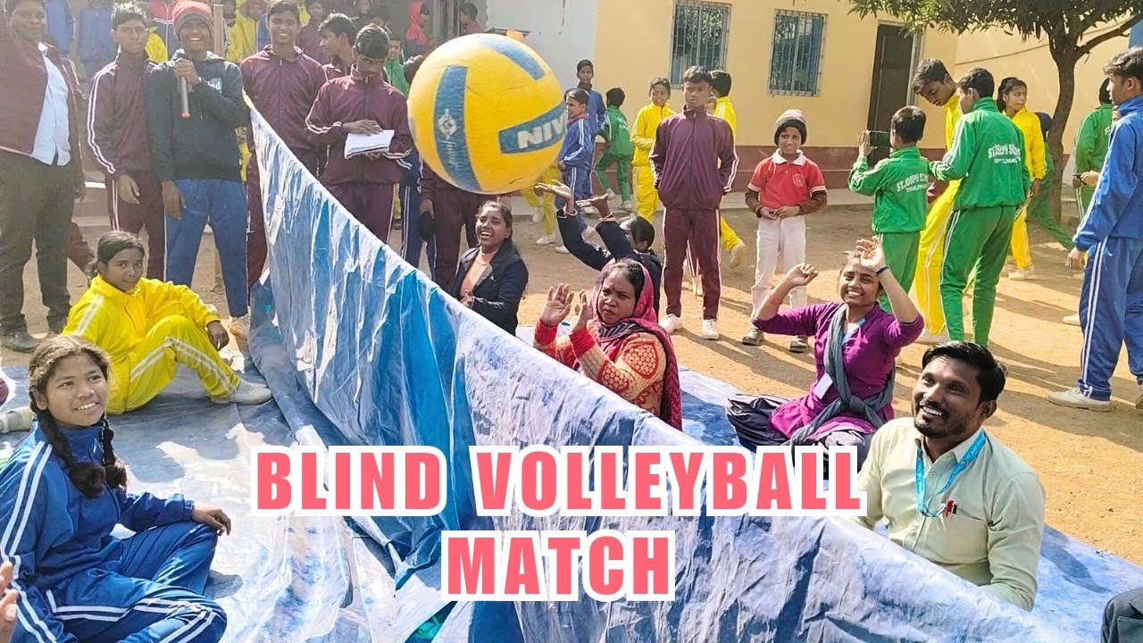 शिक्षक विद्यार्थियों का Blind Volleyball match SJS Torai@Sorentrip109 ...
