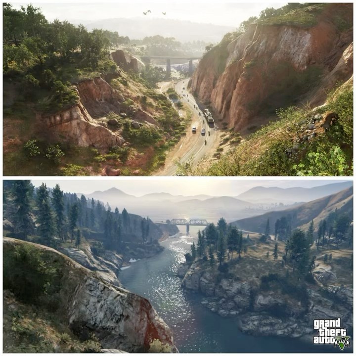 GTA VI vs GTA V Graphics Comparison 🤯 #gta6 #rockstar - YouTube