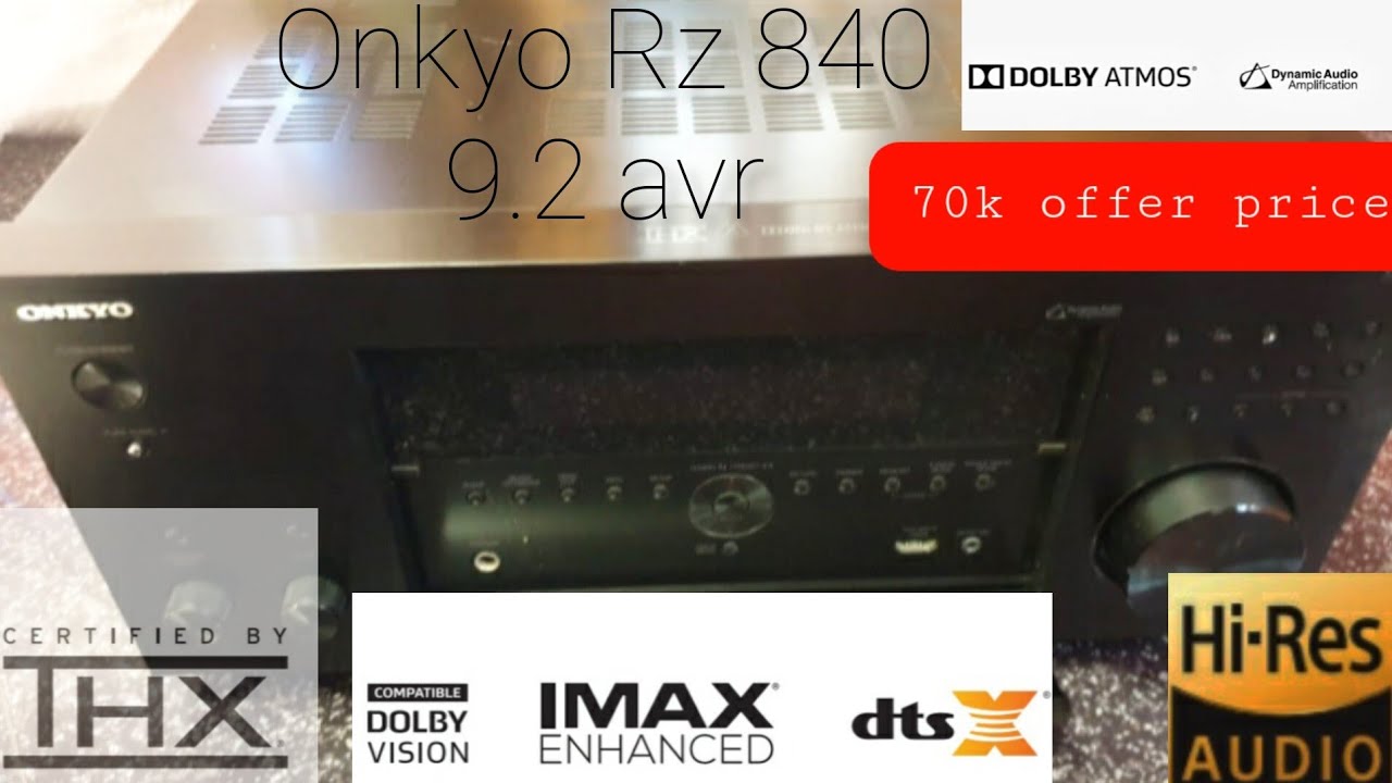 Onkyo RZ 840 9.2 av receiver 70k for sale #avreceiver #avr #hometheater ...