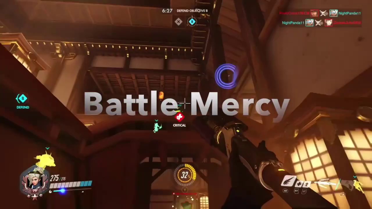 Overwatch - Battle Mercy Compilation - YouTube