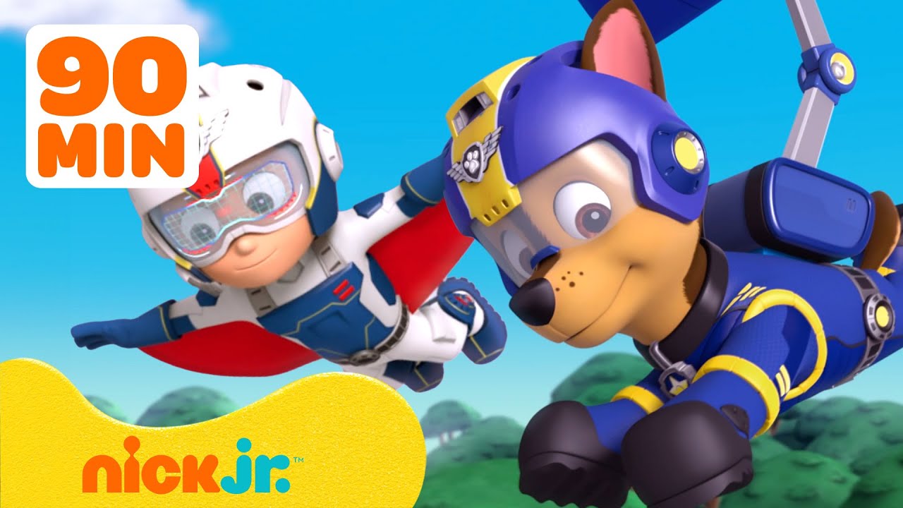 PAW Patrol's Chase is On The Case Best Moments! #3 w/ Ryder ⭐️ 90 ...