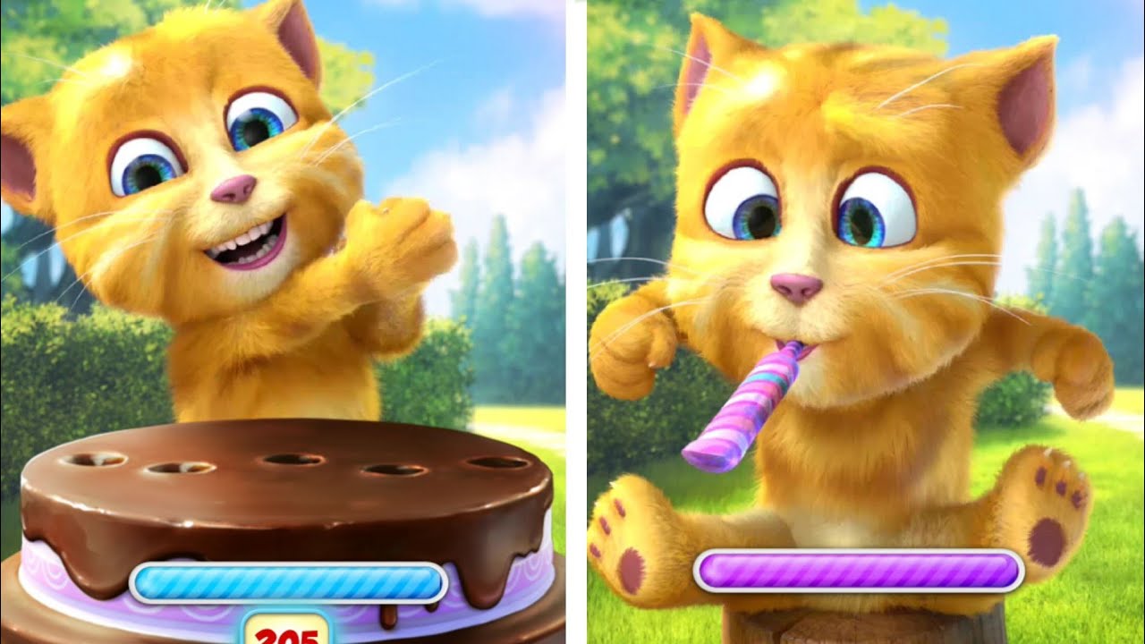 Talking Ginger Eating - YouTube