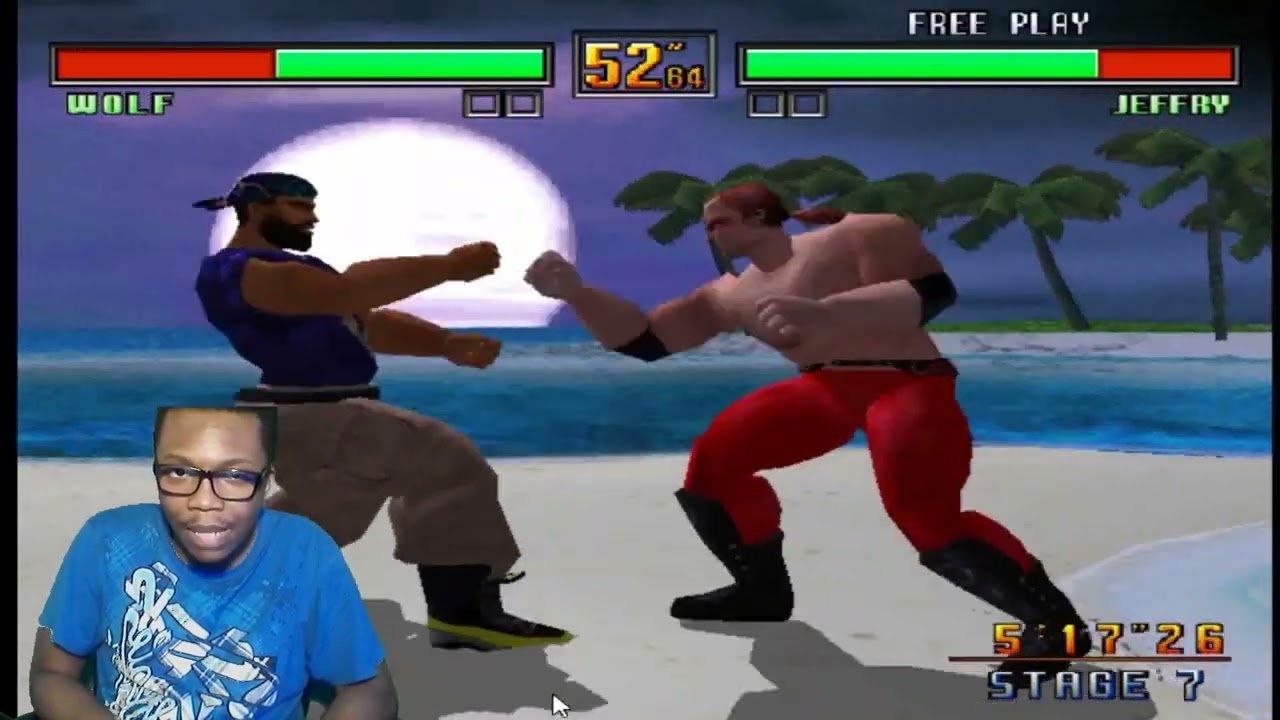 Virtua Fighter 3tb Wolf Hawkfield Playthrough - YouTube