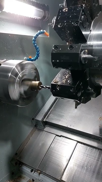 How To Use Cnc Machine Cnc Turning Machine Producing A Part For Cube Sugar Machine Youtube