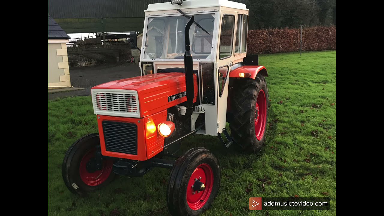 Universal 445 tractor restoration - YouTube