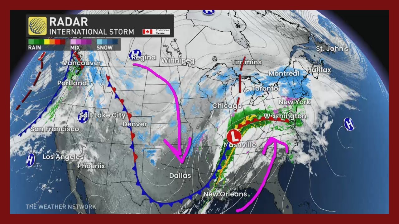 Winter Storm Setup Impacting Millions With Heavy Snow, Frigid Cold, and ...