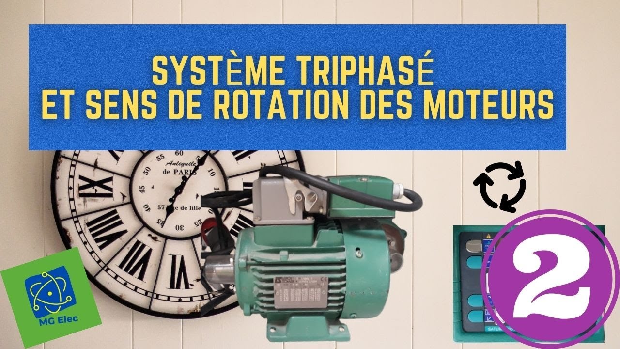 Système triphasé et sens de rotation d’un Moteur - YouTube