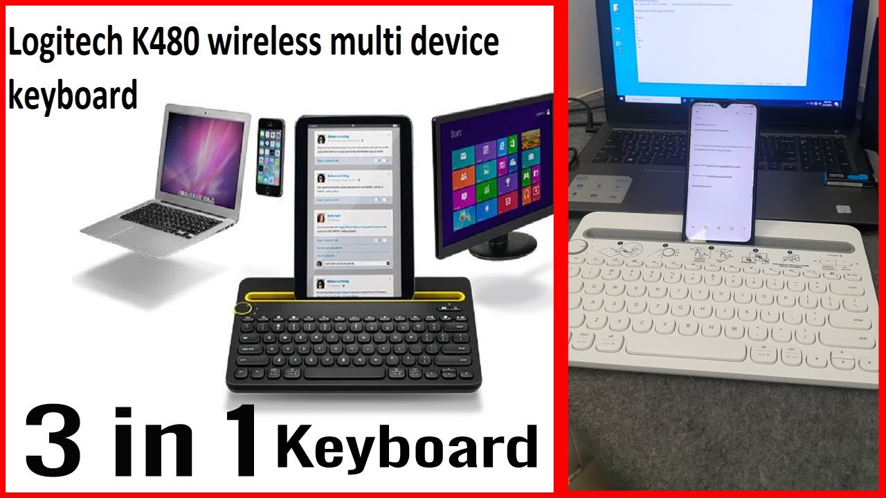 logitech K480 wireless multi device keyboard || Logitech k480 Unboxing ...