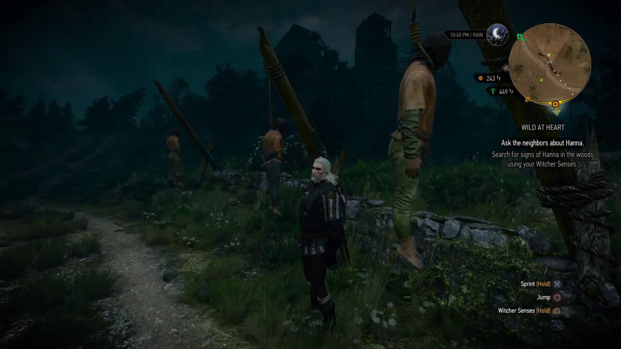 The Witcher 3 Soothing Rain Sounds - YouTube