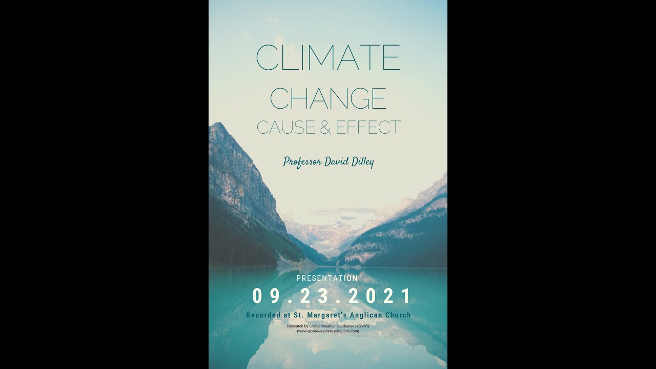 Climate Talk Sept 23, 2021 Professor David Dilley - YouTube