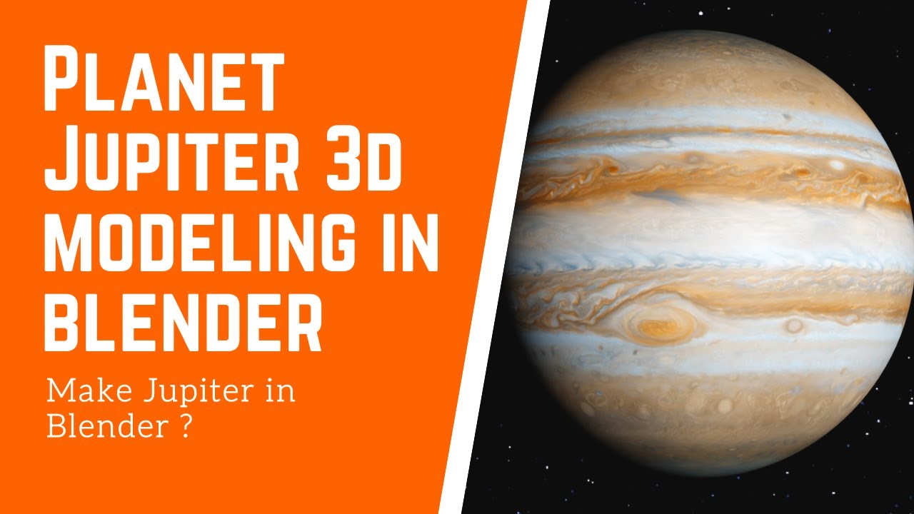 How to model Jupiter in Blender? | Blender Tutorial Beginners - YouTube