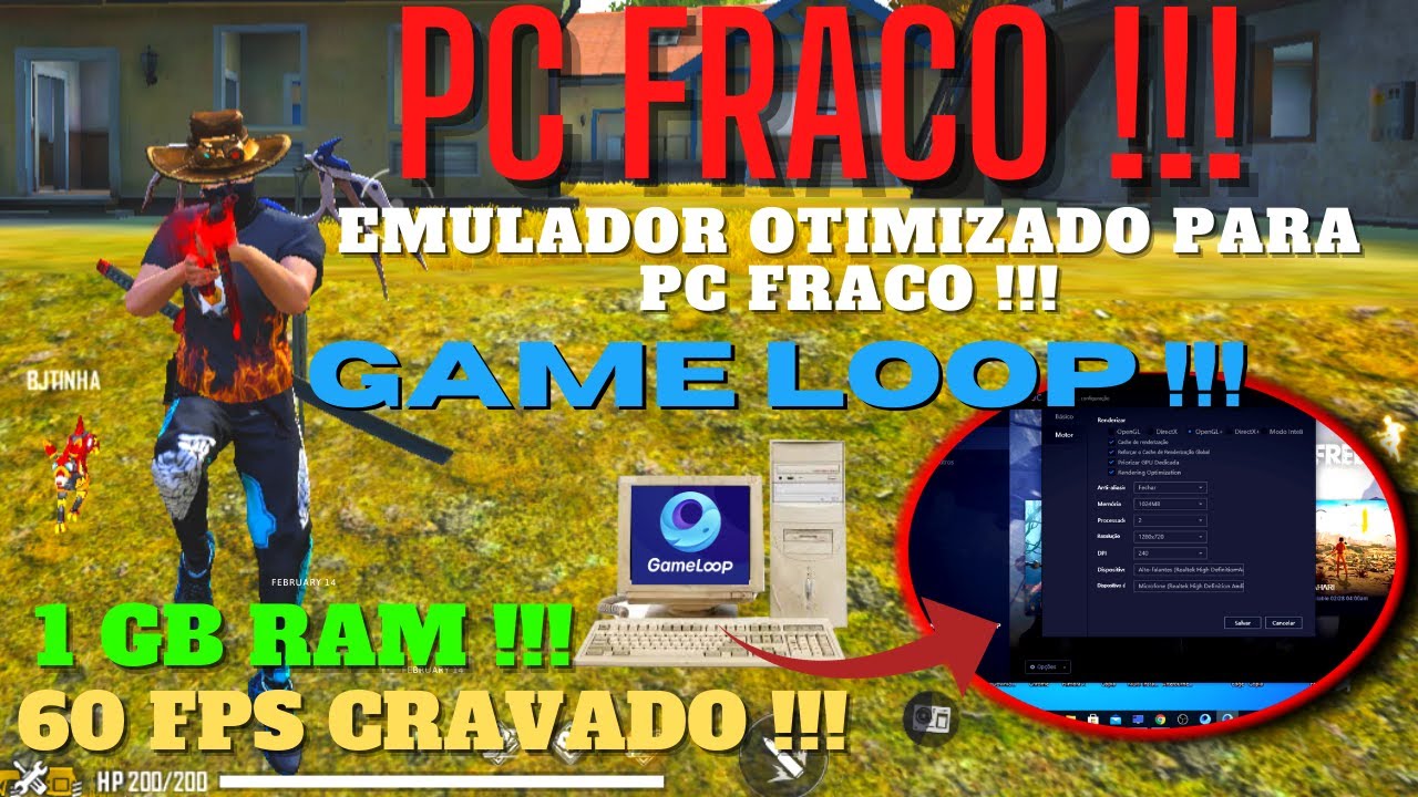 EMULADOR PARA PC FRACO GAME LOOP – Download Novas Versões 2021 ! - YouTube