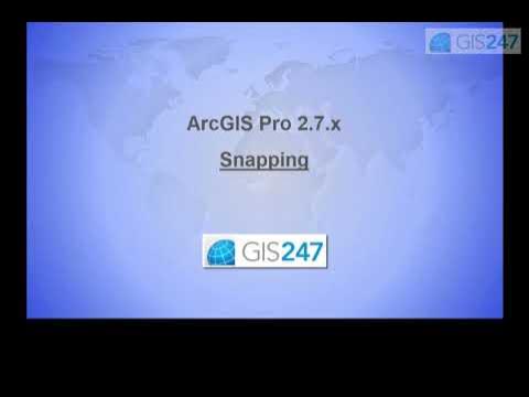 Editing with ArcGIS Pro - Snapping - YouTube
