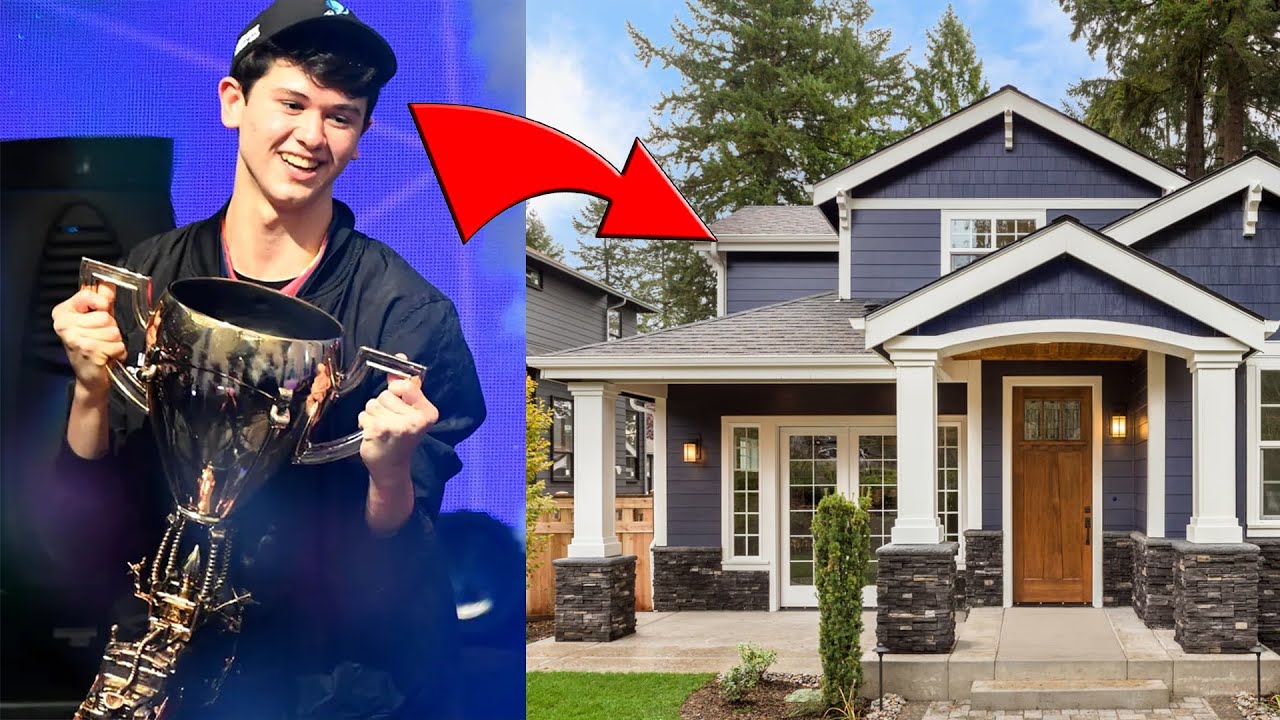 Bugha came TO MY HOUSE! - YouTube