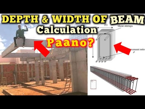 DEPTH AND WIDTH OF BEAM ( Biga ) STEP BY STEP CALCULATION.ANG LALIM AT ...