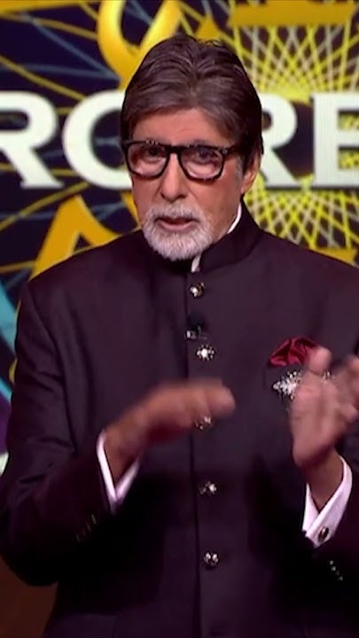 Game Start करने से पहले Big B ने सभी दर्शकों को सही वक्त में सही कार्य