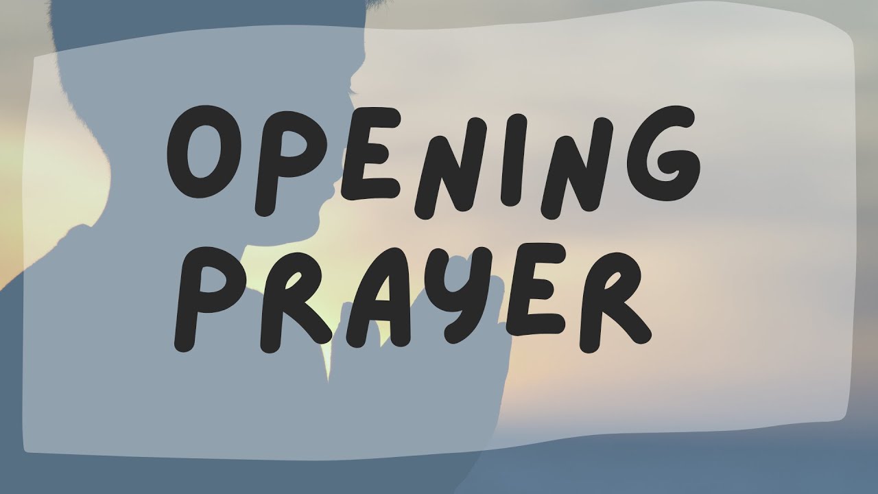 OPENING PRAYER for ONLINE CLASS (without voice over) - YouTube