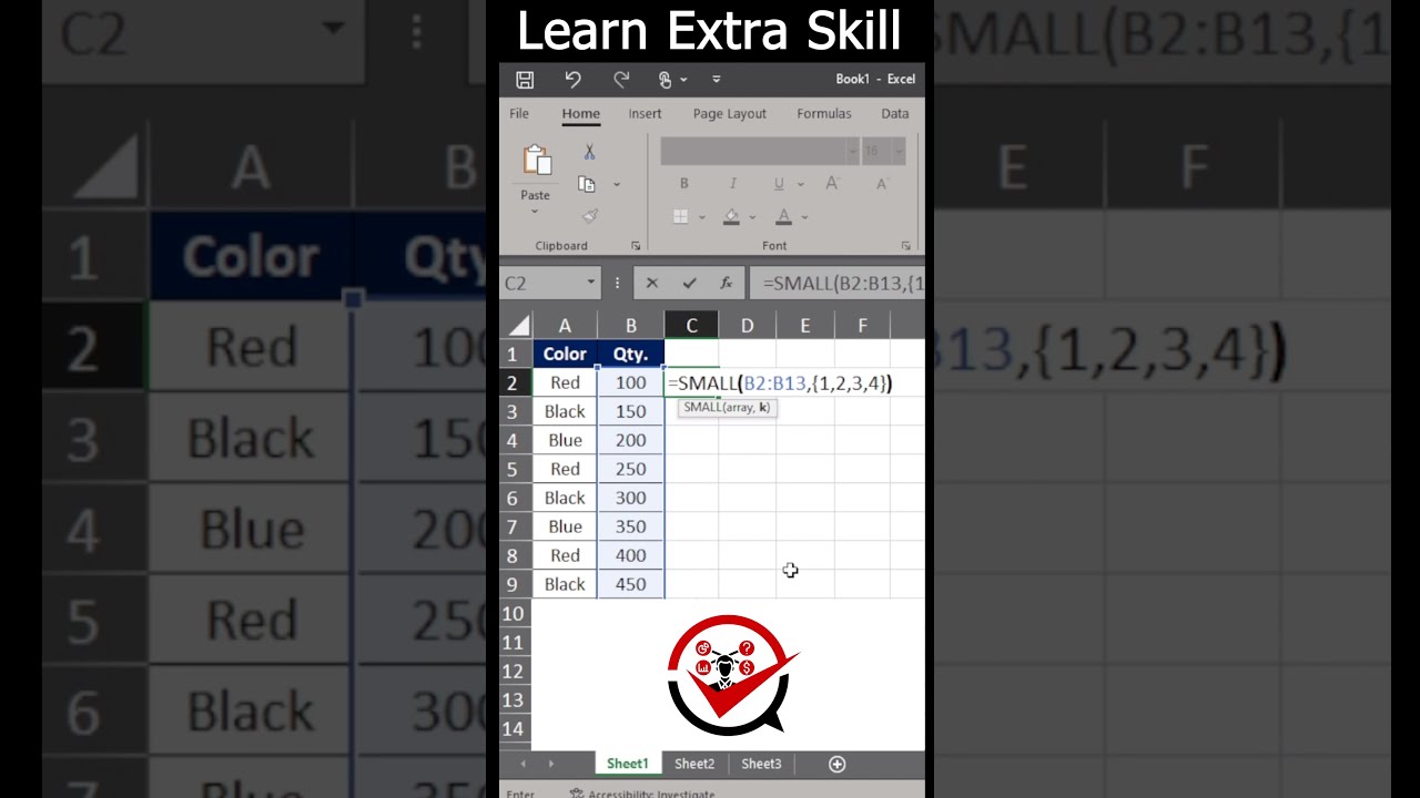 Find Smallest Number In Excel Find Function In Excel YouTube Find Smallest Number In Excel Find Function In Excel YouTube