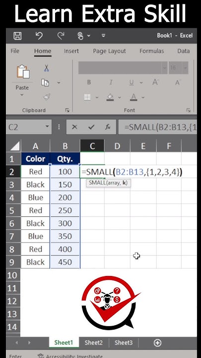 Find Smallest Number in Excel || Find Function in Excel - YouTube