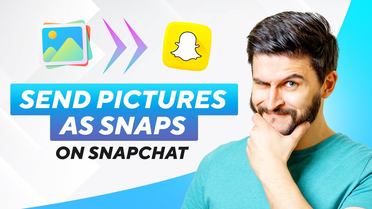 How To Send Pictures As Snaps On Snapchat (2024 / 2025) Full Guide ...