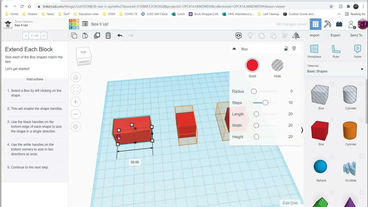 05 Tinkercad - Size It Up! - YouTube