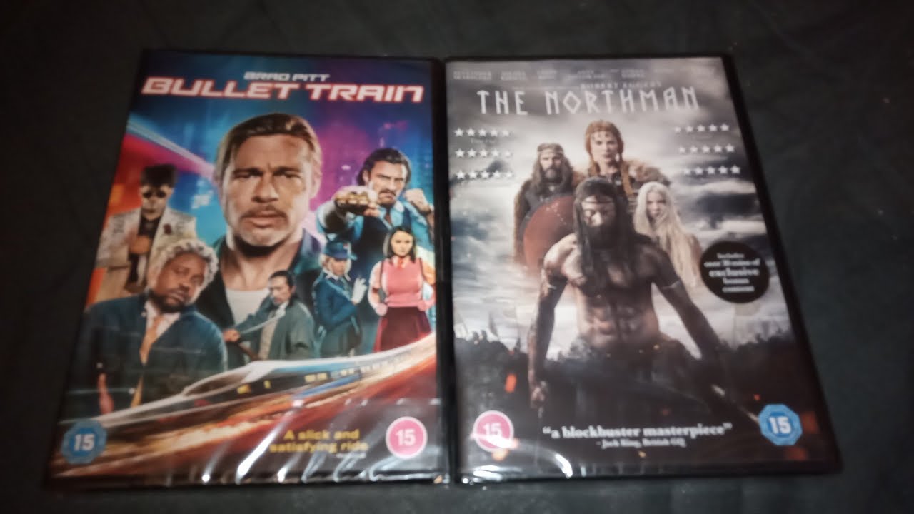 Unboxing Bullet Train and The Northman DVDs - YouTube