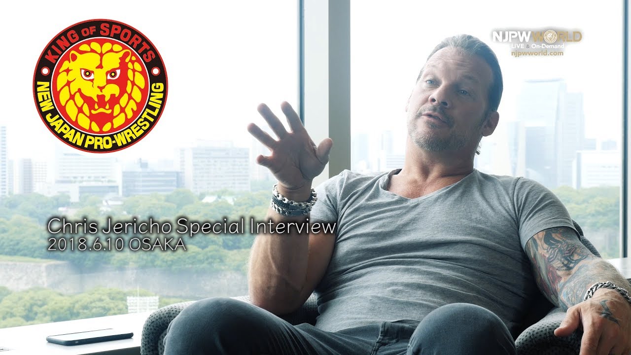 【New Japan Pro-Wrestling】 Chris Jericho Special Interview: June 10th ...