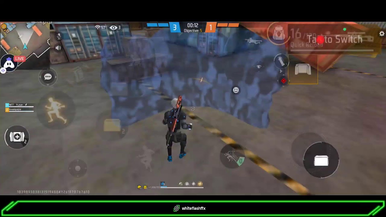 FreeFire Live Rank Push📲 Gold To GrandMaster 😍WHITE FLASH FF is LIVE|| #freefire #live # ...