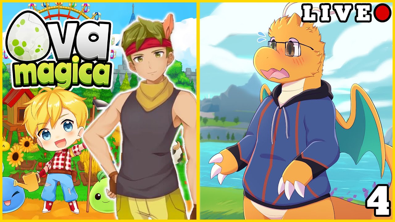 LIVE | Farming to Build Museum in Clover Town & See Flint! | Ova Magica ...