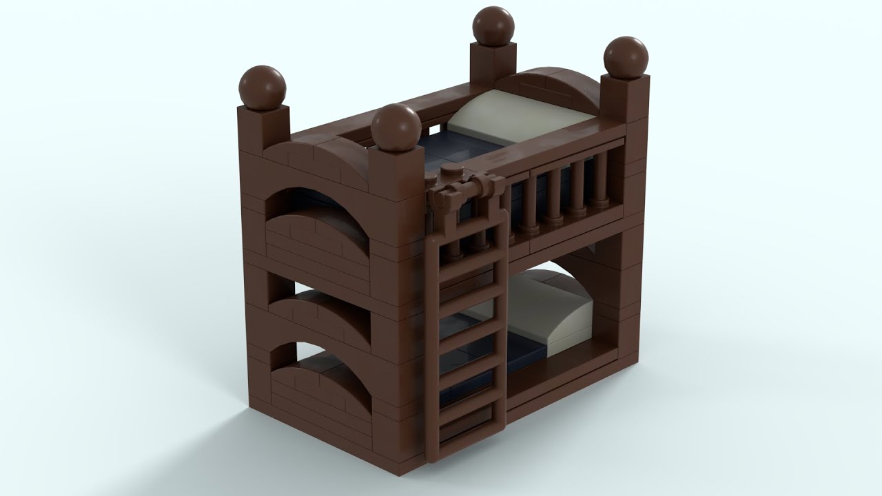 How to Build A Lego Bunk Bed - YouTube