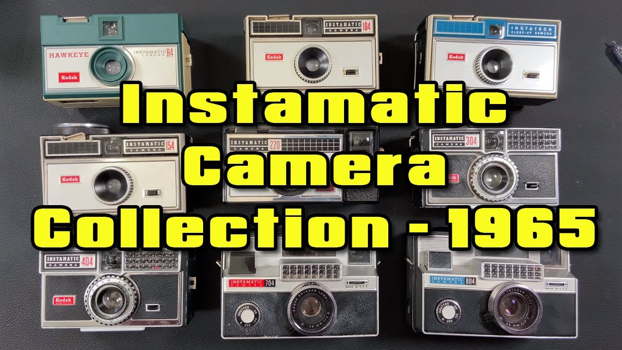 My Kodak 126 Instamatic Camera Collection - 1965 Edition - YouTube