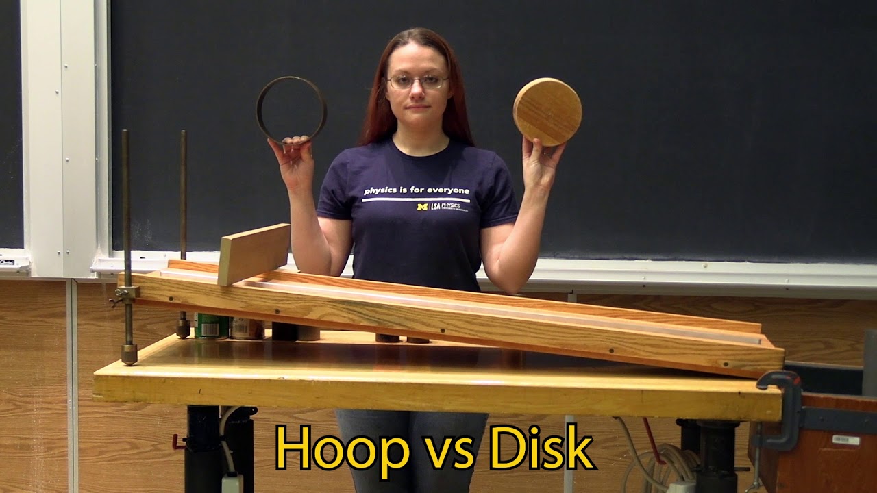 1Q10.31 - Inclined Plane (Hoop vs Disk) - YouTube