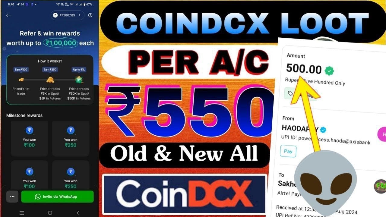 Rupee Link App Unlimited Bug Trick | New Earning App Today | New UPI ...