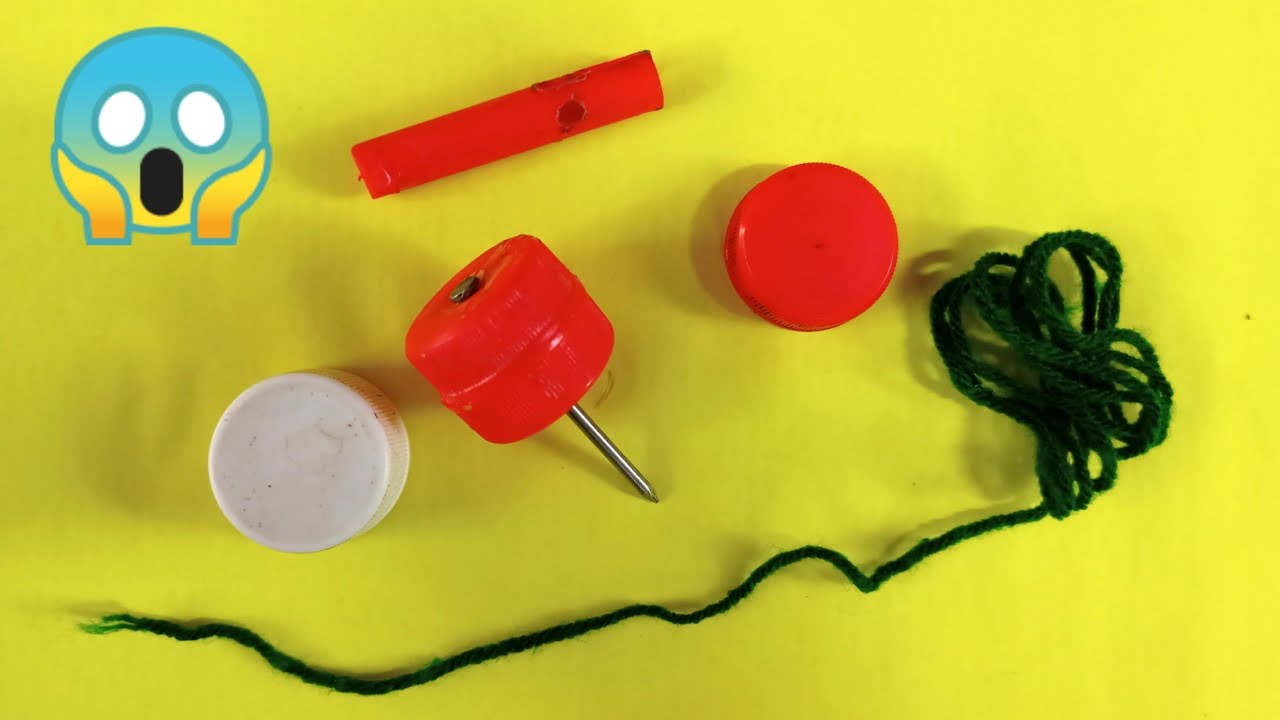 How to make lattu || Homemade lattu with paper easy tricks || Lattu ...