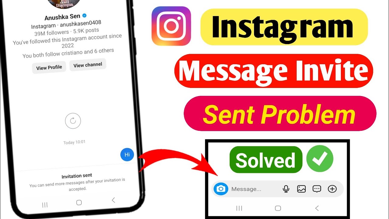 Instagram invite sent problem | Instagram invitation sent problem ...