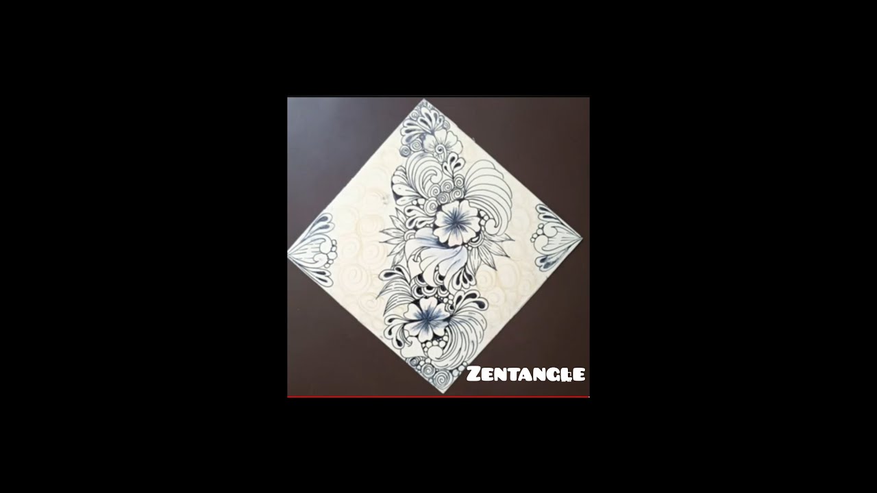 How To draw Easy ZentanglePattern | Zentangle | Zentangle art | Pattern ...