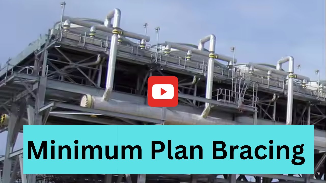 Minimum Plan Bracing in Pipe Rack - YouTube