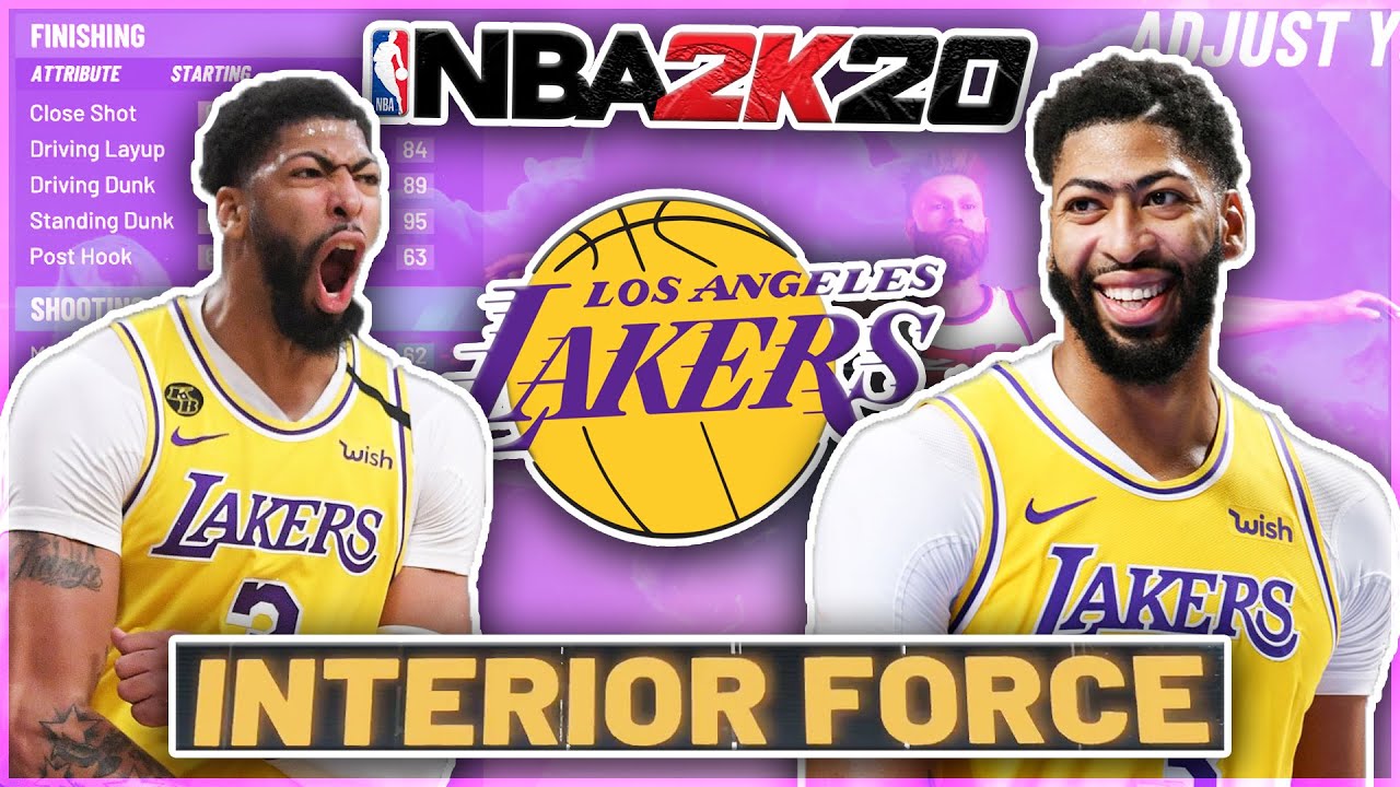 ANTHONY DAVIS BUILD IN NBA 2K20! | Best Finishing Big Man Build In NBA ...