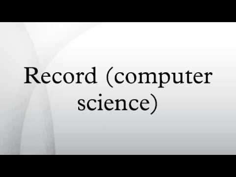 Record (computer science) - YouTube