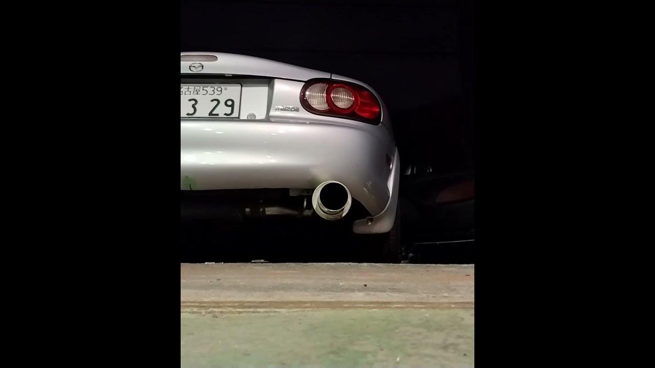 NB8C ロードスター マフラー ワンオフ - YouTube